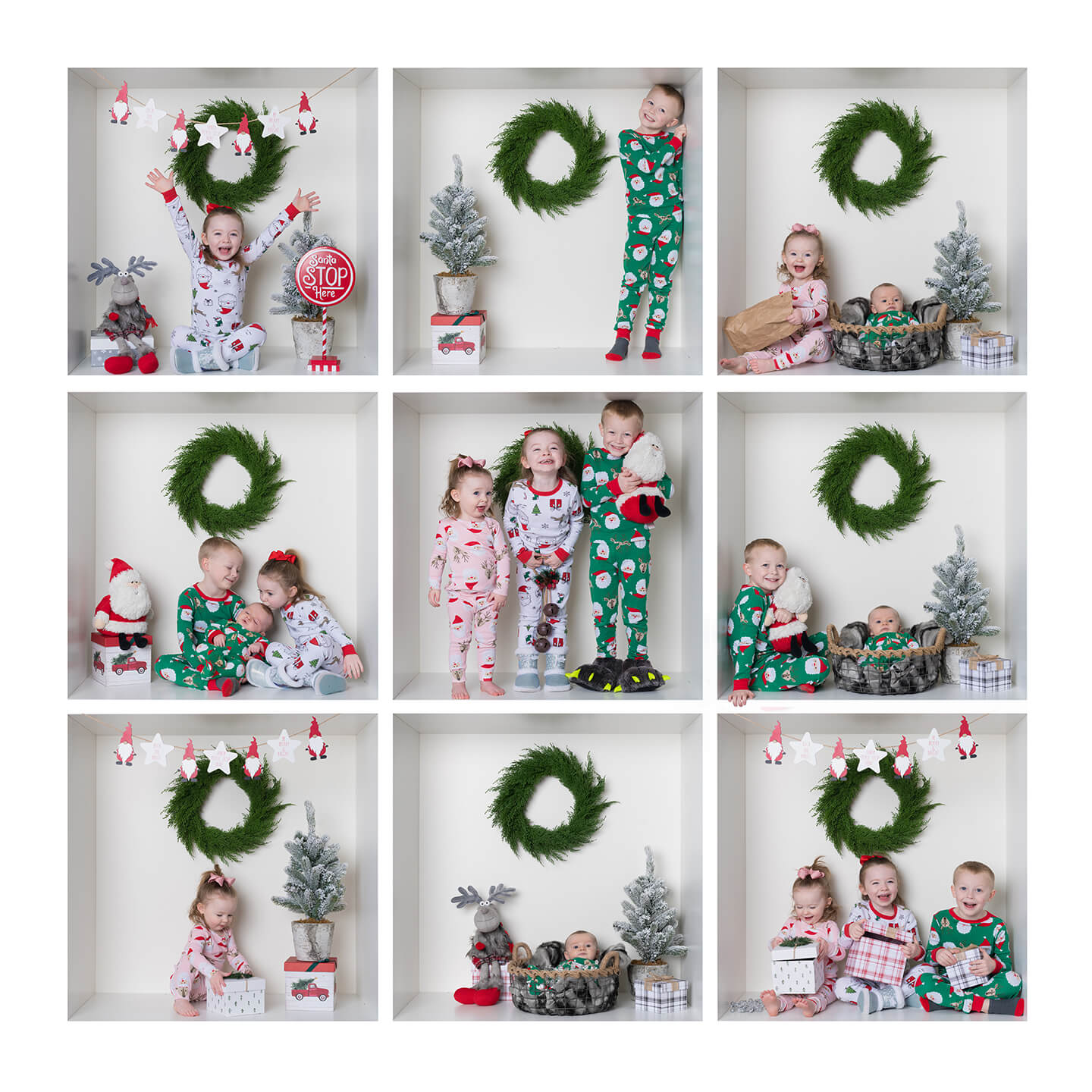 My Family in a Holiday Box - CT Portrait Photographer